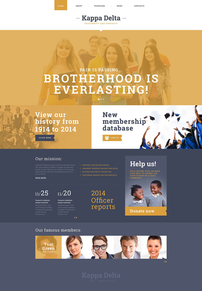 22+ Best University Website Templates PSD Free Download