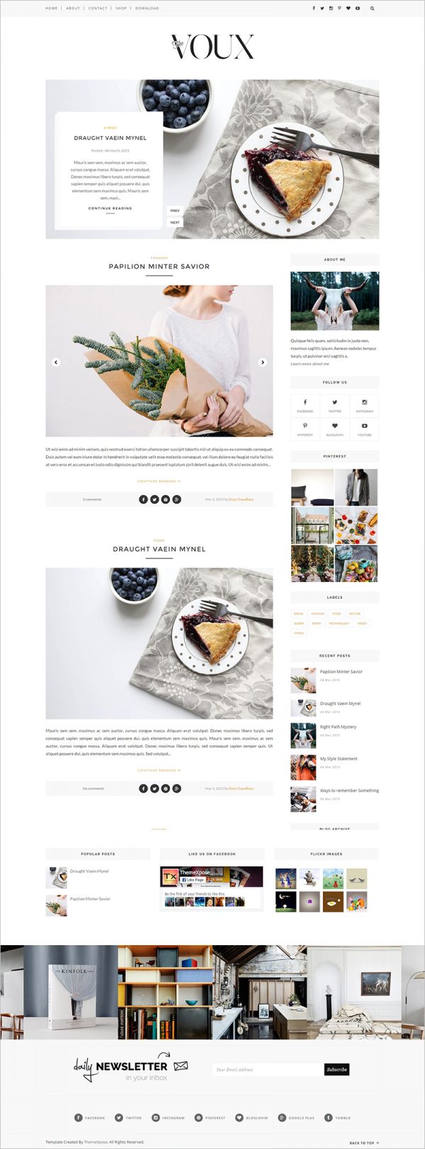 Trendy Blog Templates & Themes | Free & Premium