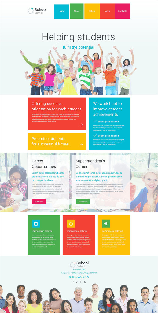 22+ Best University Website Templates PSD Free Download