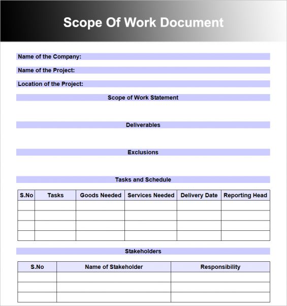 10+ Scope of Work Templates: Streamline Project Planning