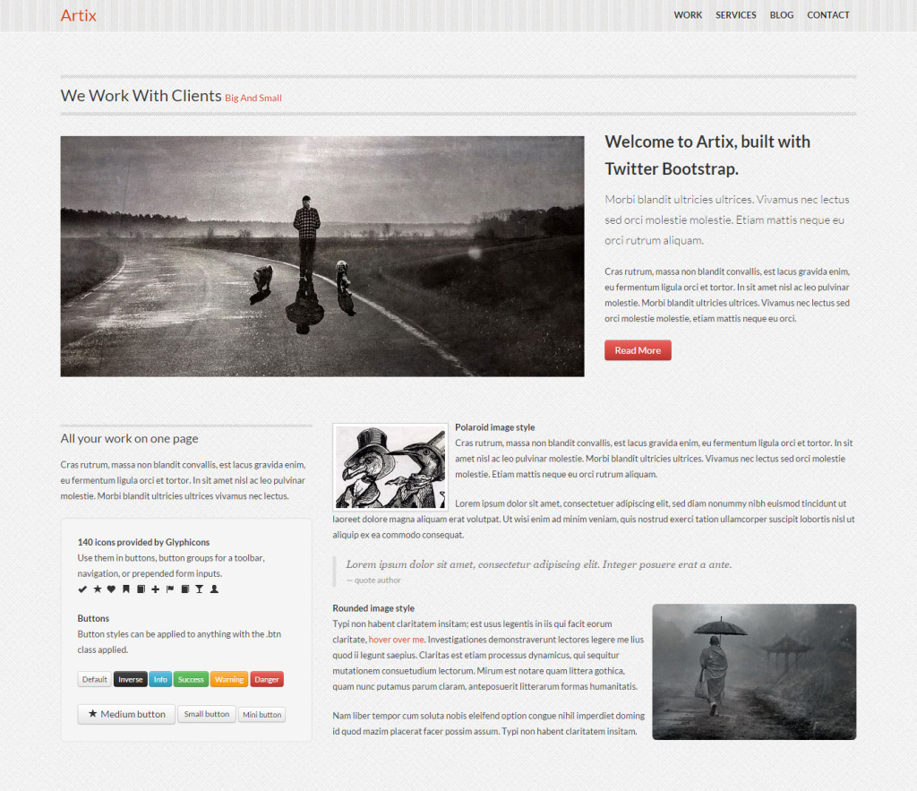 Responsive Bootstrap Website Templates Free & Premium