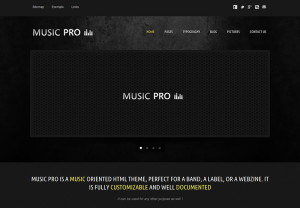 19+ Music HTML5 Website Templates Free & Premium Themes