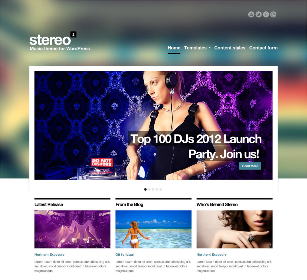 19+ Music HTML5 Website Templates Free & Premium Themes