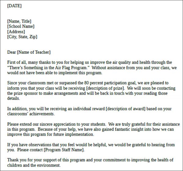 15+ Thank You Letters Express Gratitude with Meaningful Words