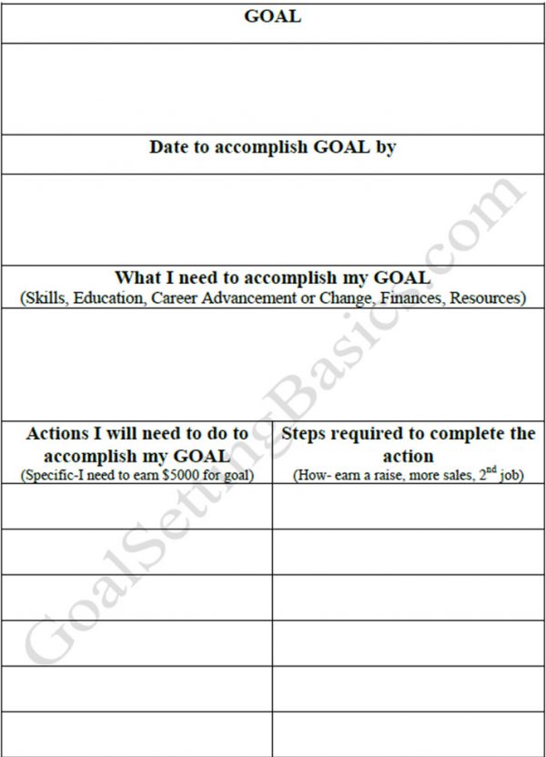 7+ Goal Setting Worksheets for Success | Download Now