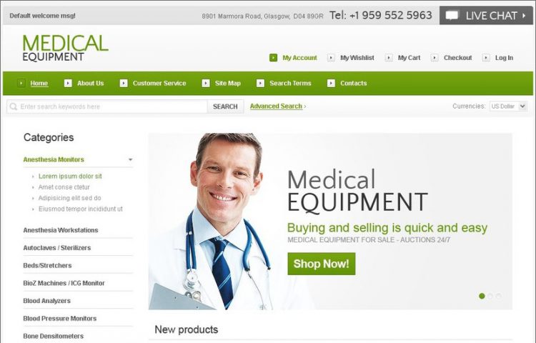 Medical Magento Themes Free & Premium Templates