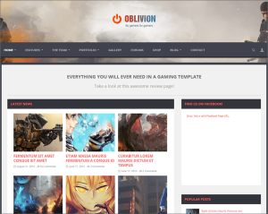 16+ Best Gaming HTML5 Templates Free Website Themes