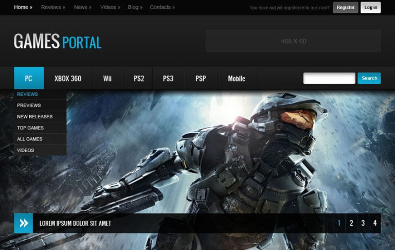16+ Best Gaming HTML5 Templates Free Website Themes