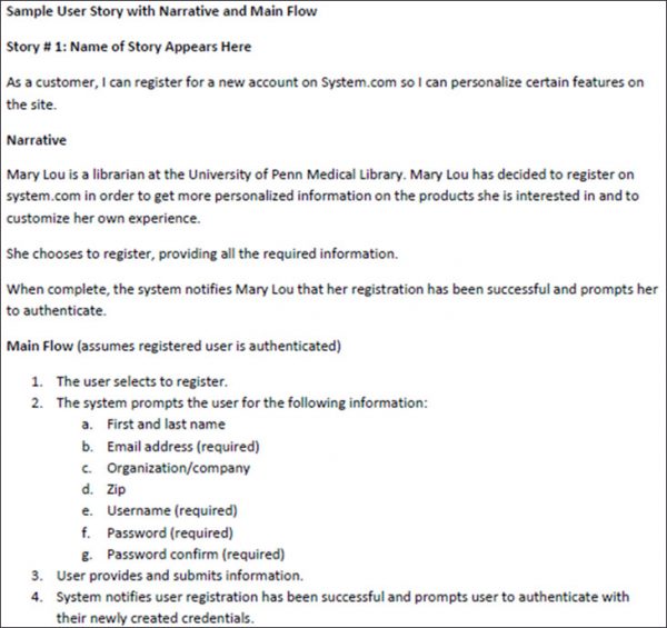 6+ User Story Templates Free Word, PDF, Doc, Excel Formats