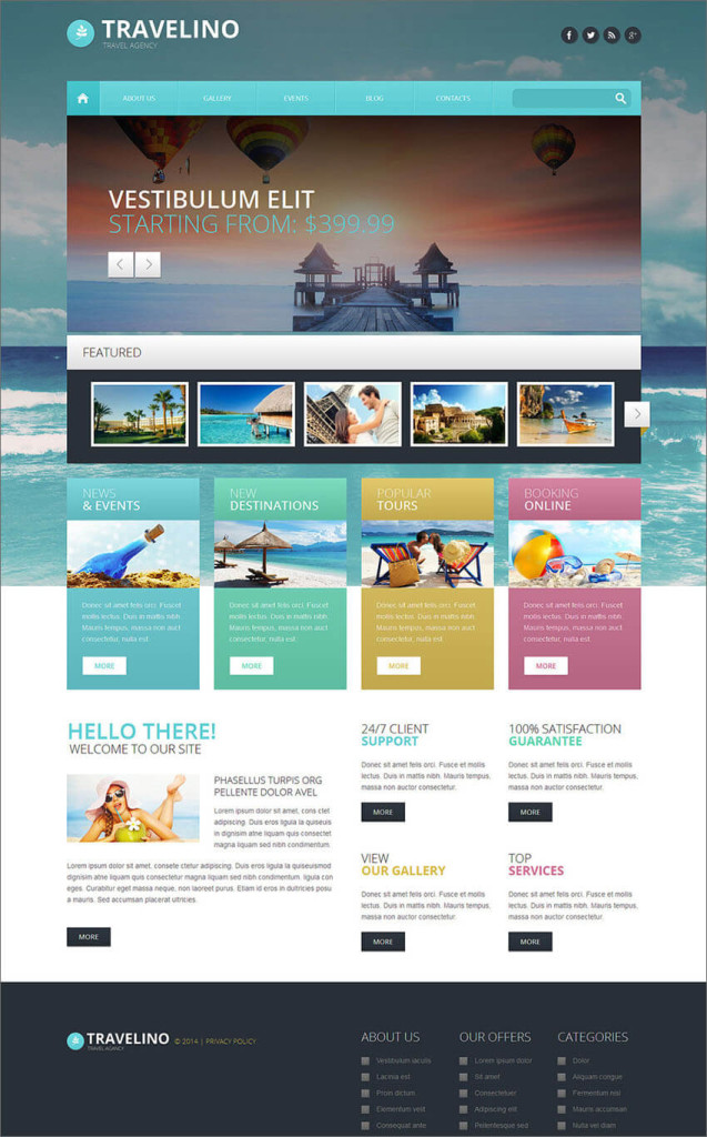 10+ Travel Agency Website Templates & Themes Free Download