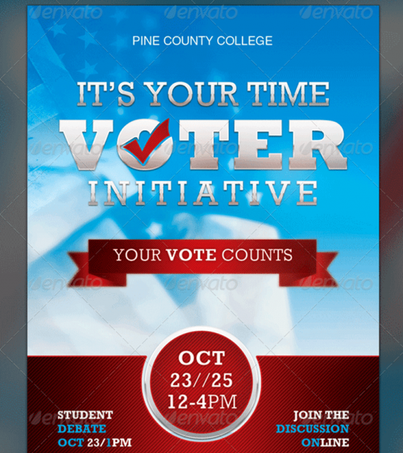 8+ Election Brochure Templates Free PSD Design Examples