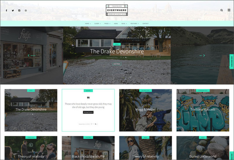 20+ Best Travel Blog Templates Free Website Themes