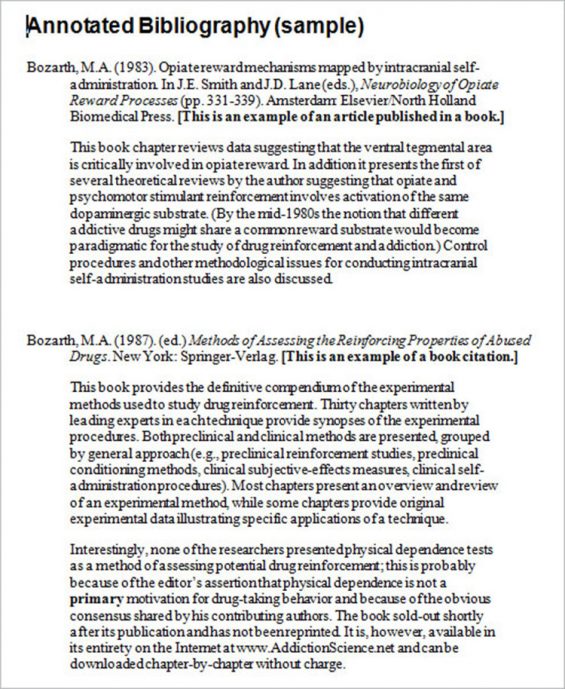 Annotated Bibliography Templates Free PDF, Excel Formats