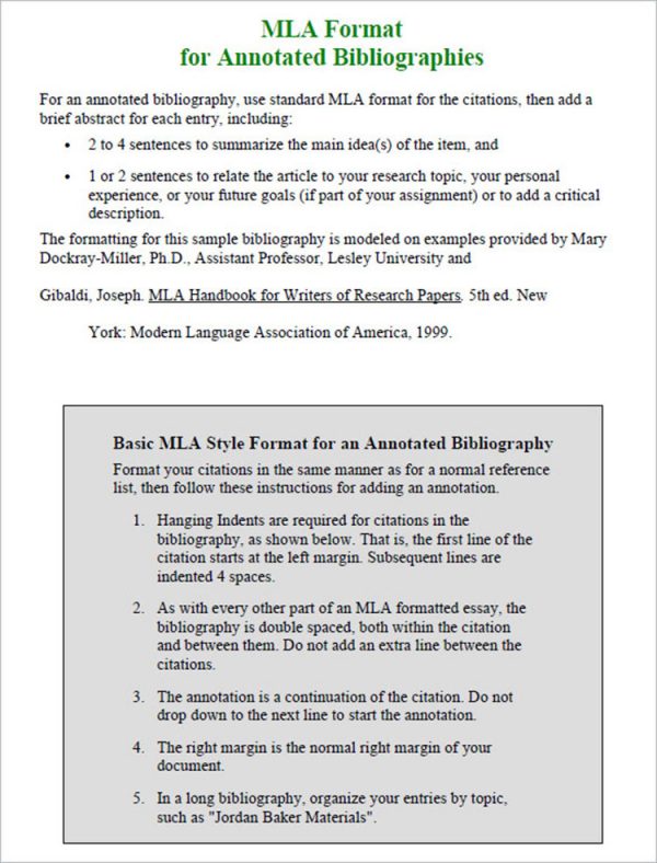 Annotated Bibliography Templates Free PDF, Excel Formats