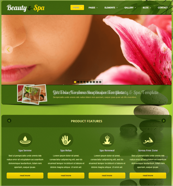 Spa Salon HTML Templates & Themes | Free & Premium