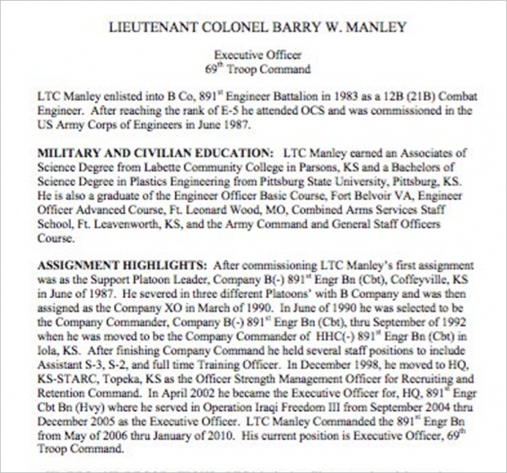 46+ Sample Biography Templates Free Word, Doc Examples