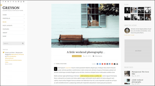 20+ Portfolio Blog Themes Free & Premium Templates