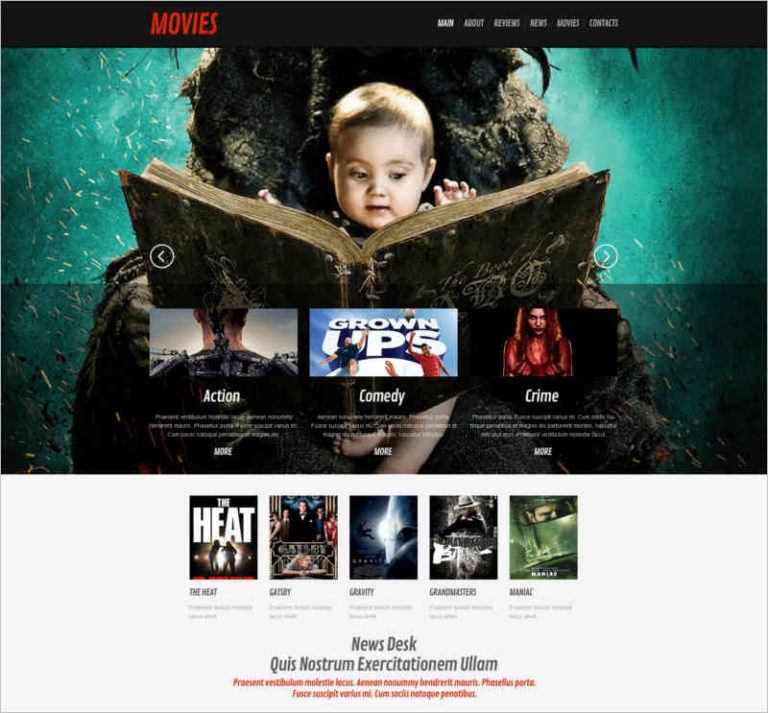 24+ Cinema WordPress Themes Free & Premium Website Templates