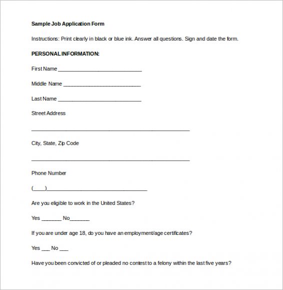 22+ Employee Application Form Templates Free PDF, Word Formats