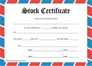 40+ Stock Certificate Templates – Customize & Print Your Certificates