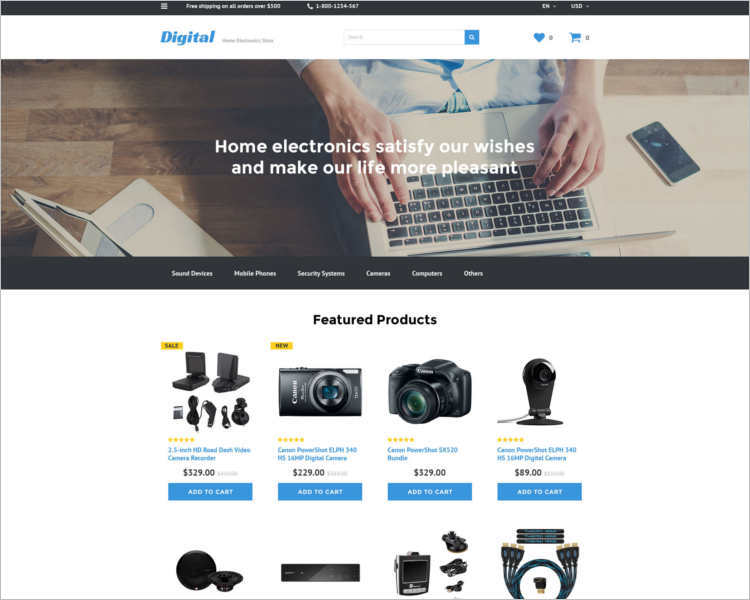 Ecommerce Website Templates Free Download In Php FREE PRINTABLE TEMPLATES