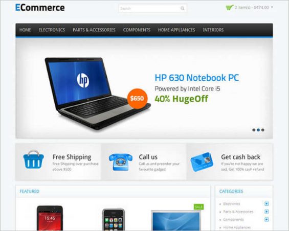 PHP Ecommerce Website Templates || Free & premium PHP Ecommerce Website Templates || Free & premium