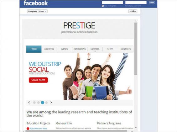 23+ Best Facebook Templates Free PSD Download