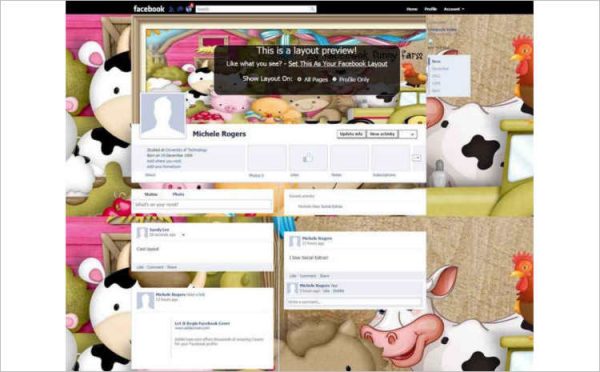 23+ Best Facebook Templates Free PSD Download