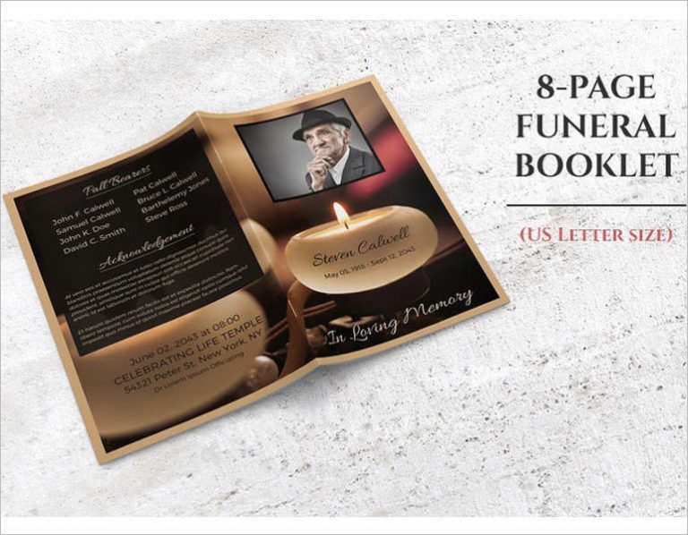 8+ Funeral Booklet Templates Free Word, PDF Docs Download