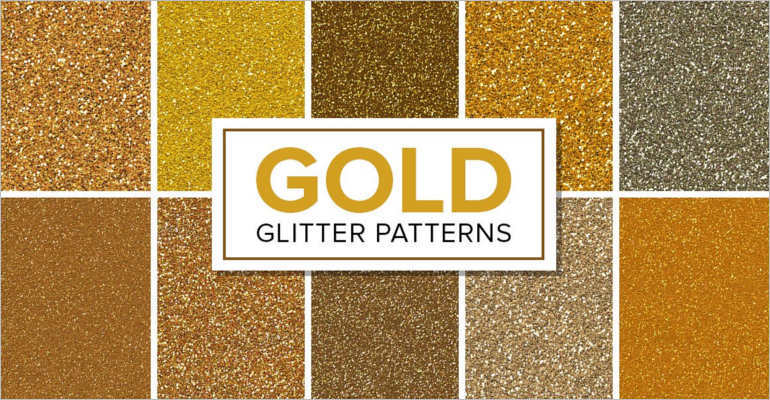 15+ Gold Glitter Patterns Free Photoshop, Vector Designs