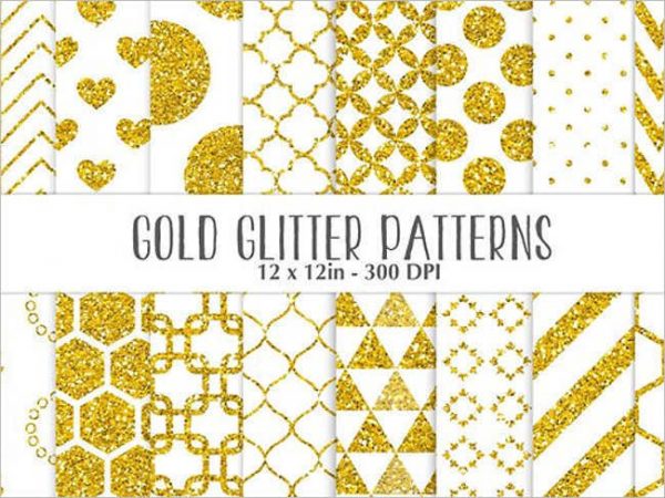 15+ Gold Glitter Patterns Free Photoshop, Vector Designs