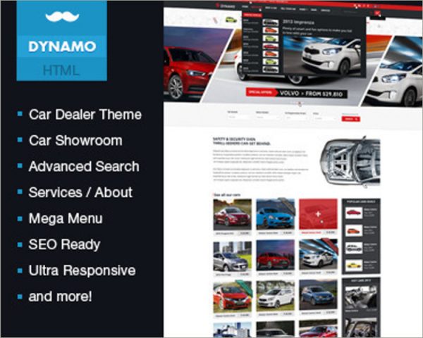 37+ Car Dealer Website Templates Free Download