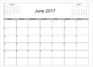 14+ Printable Calendar Templates Free Word, Excel Formats