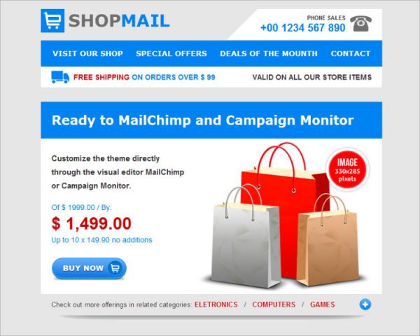 34+ Awesome HTML Email Website Template & Themes|Free & Premium