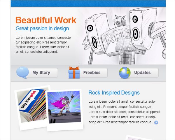 34+ Awesome HTML Email Website Template & Themes|Free & Premium