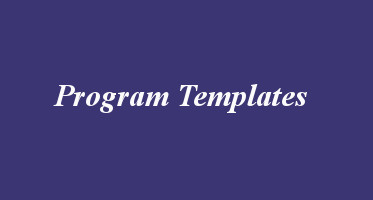 17+ Program Templates Free Word, PSD Formats
