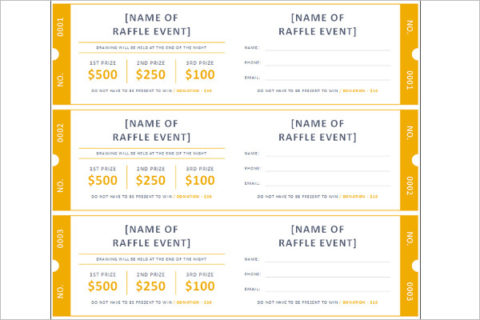 34+ Raffle Ticket Template - Free Word, PDF, PSD, Doc Sample Formats