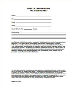 18+ Cover Sheet Templates Free Word, Sample Designs