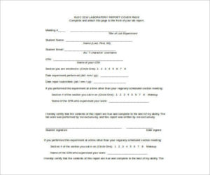 20+ Cover Page Templates Free Word, Sample Designs