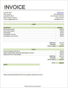 17+ Service Invoice Templates Free PDF, Word, Excel Formats