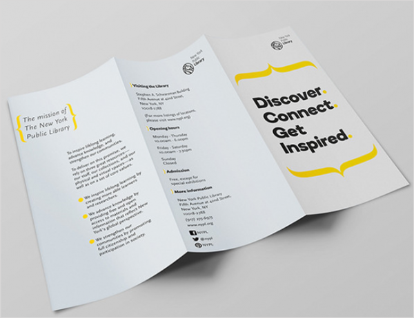 20+ Library Brochure Templates Free PSD Sample Design Ideas