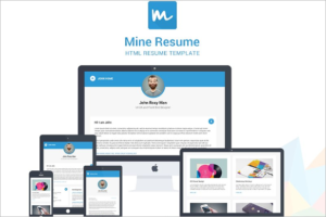 17+ HTML5 Responsive Resume Templates Free Samples, Examples