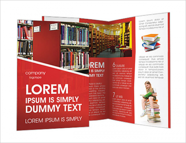 20+ Library Brochure Templates Free PSD Sample Design Ideas