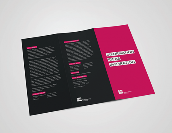 20+ Library Brochure Templates Free PSD Sample Design Ideas