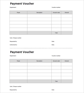 20+ Sample Payment Voucher Templates Free Word, PDF, Excel Format