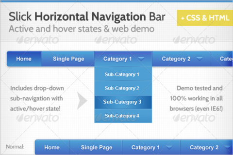 11+ Navigation Bar Templates Free Design Templates