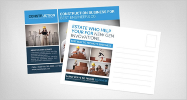 30+ Construction Business Postcard Templates | Free & Premium