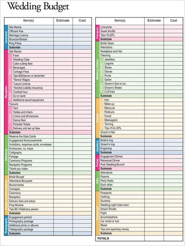 Wedding Checklist Free Excel Template Wedding Checklist Wedding Planning Checklist Excel 