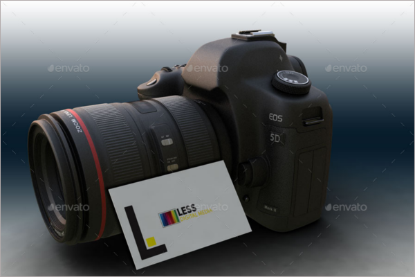 Editable Camera Mockup - Creative Templates