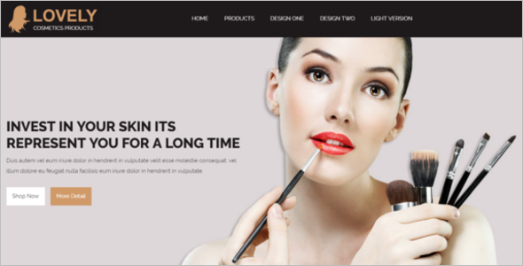 32 Cosmetics Website Templates Free Premium Themes